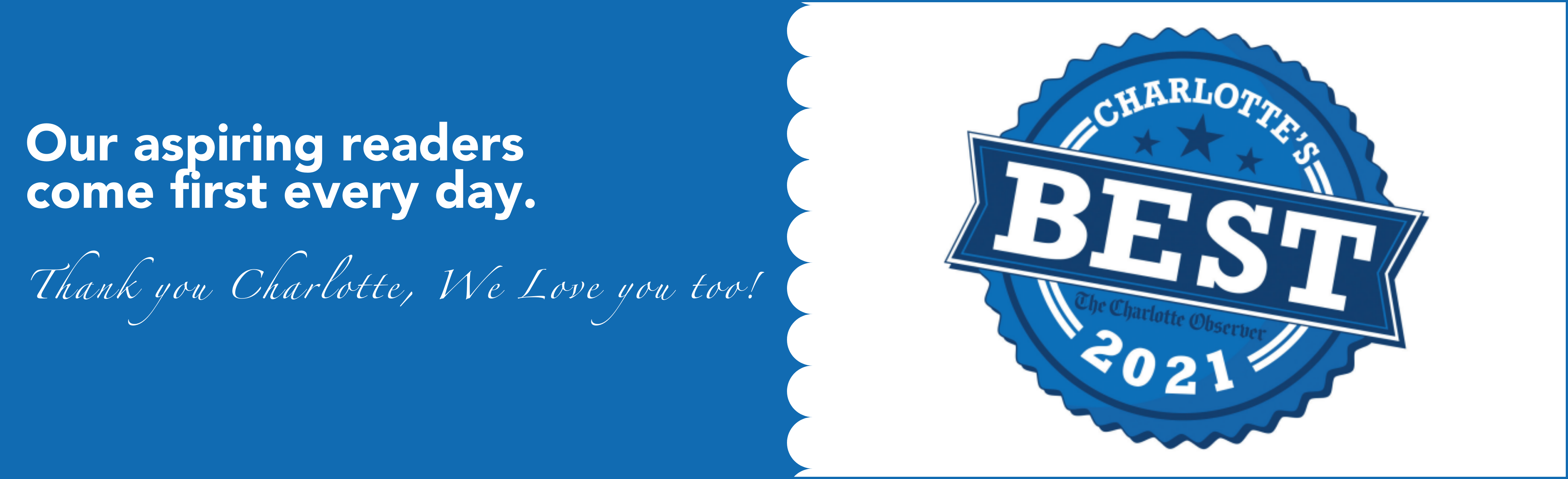 best of banner – Augustine Literacy Project – Charlotte